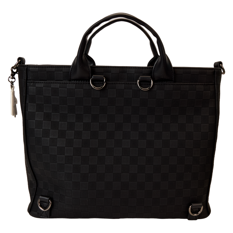 Mickey Mouse Checkered Texture Convertible Backpack & Tote Bag